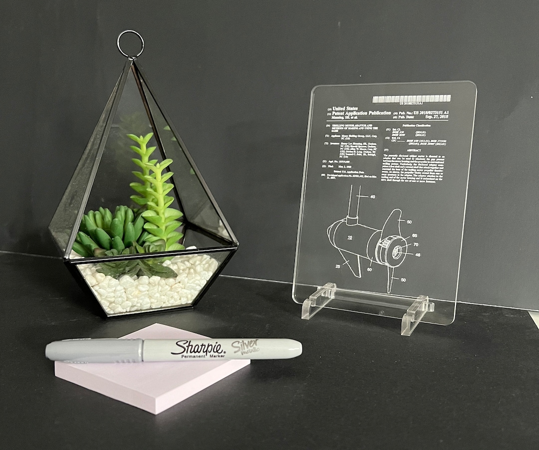 MINI Custom Personalized Acrylic Patent Plaque - Etsy