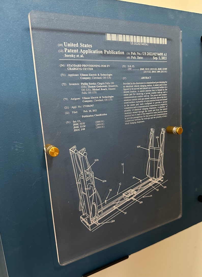 Custom Personalized Acrylic Patent Plaque - Etsy