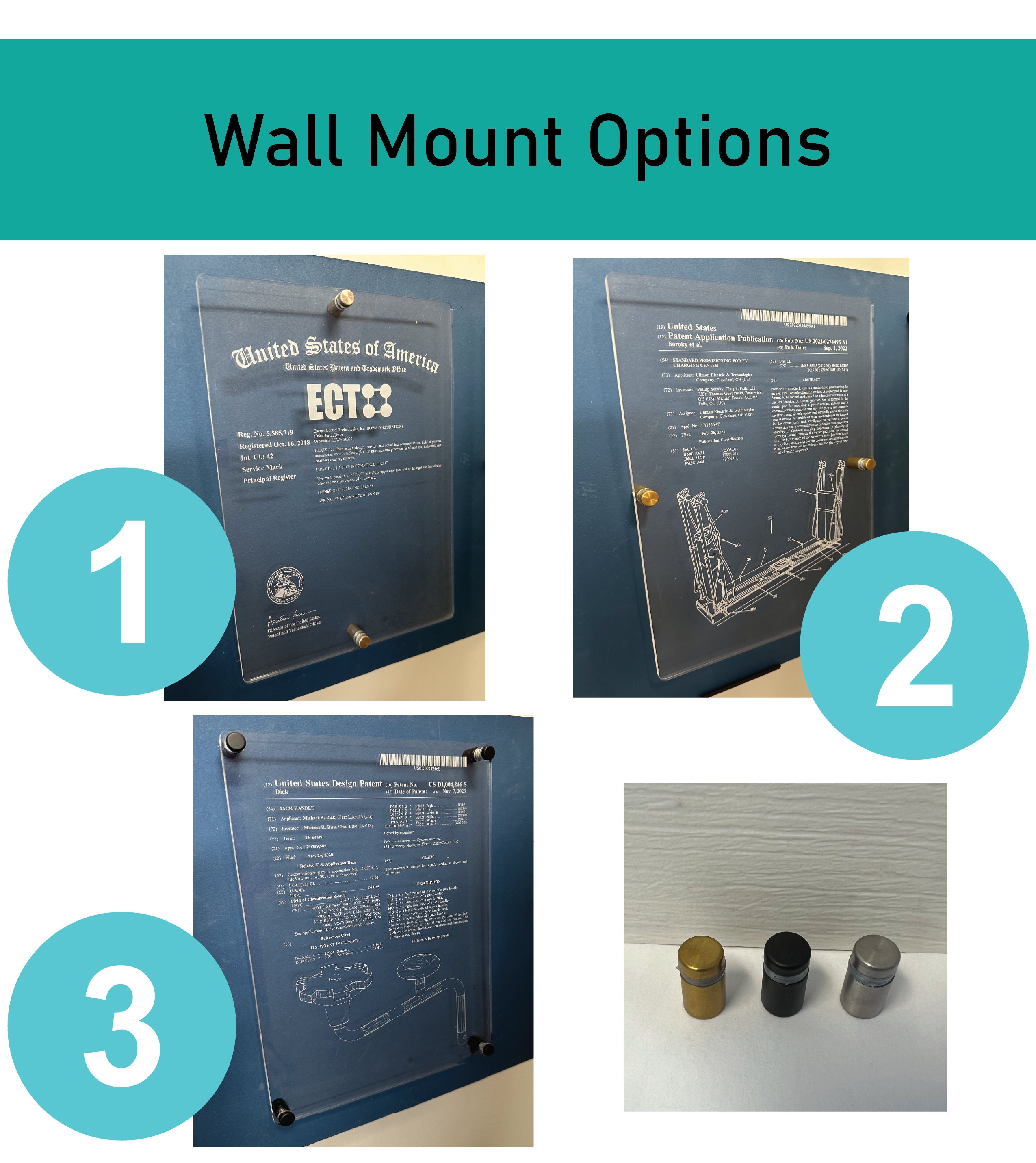 Custom Personalized Acrylic Patent Plaque - Etsy