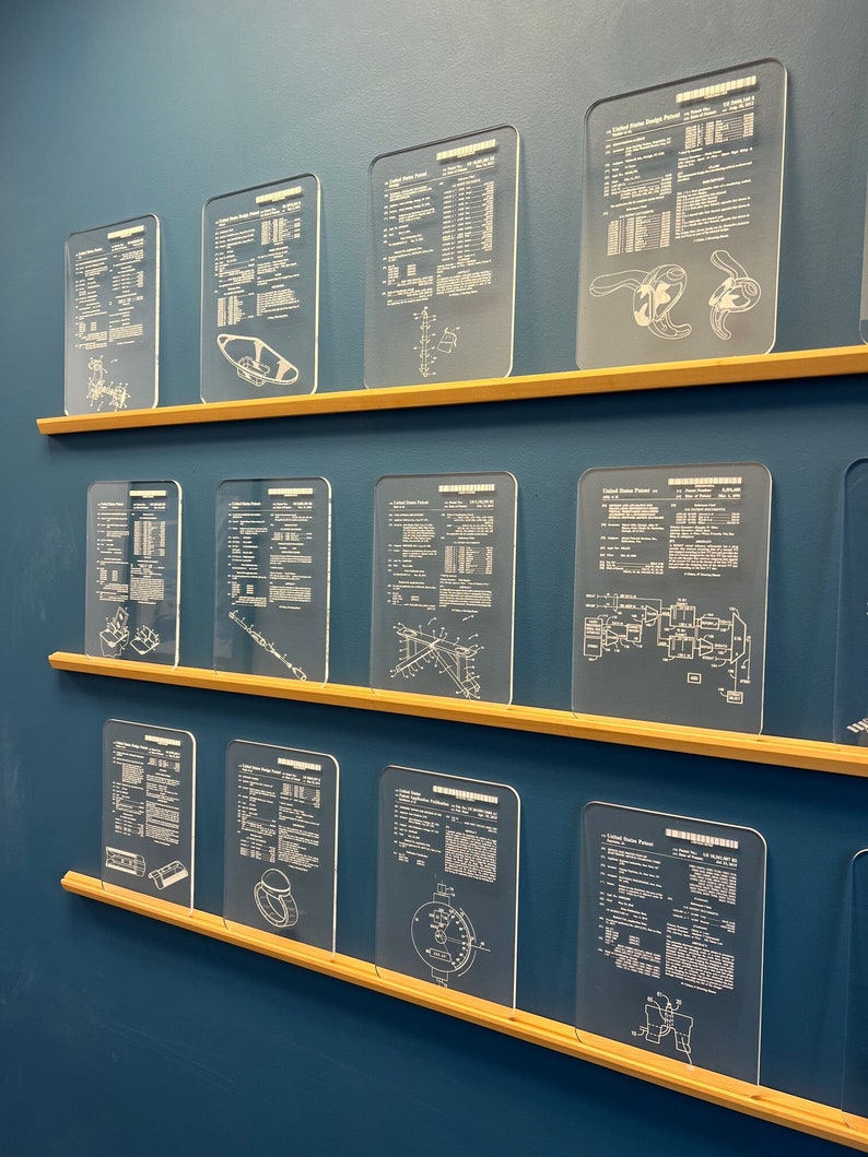 Custom Personalized Acrylic Patent Plaque - Etsy