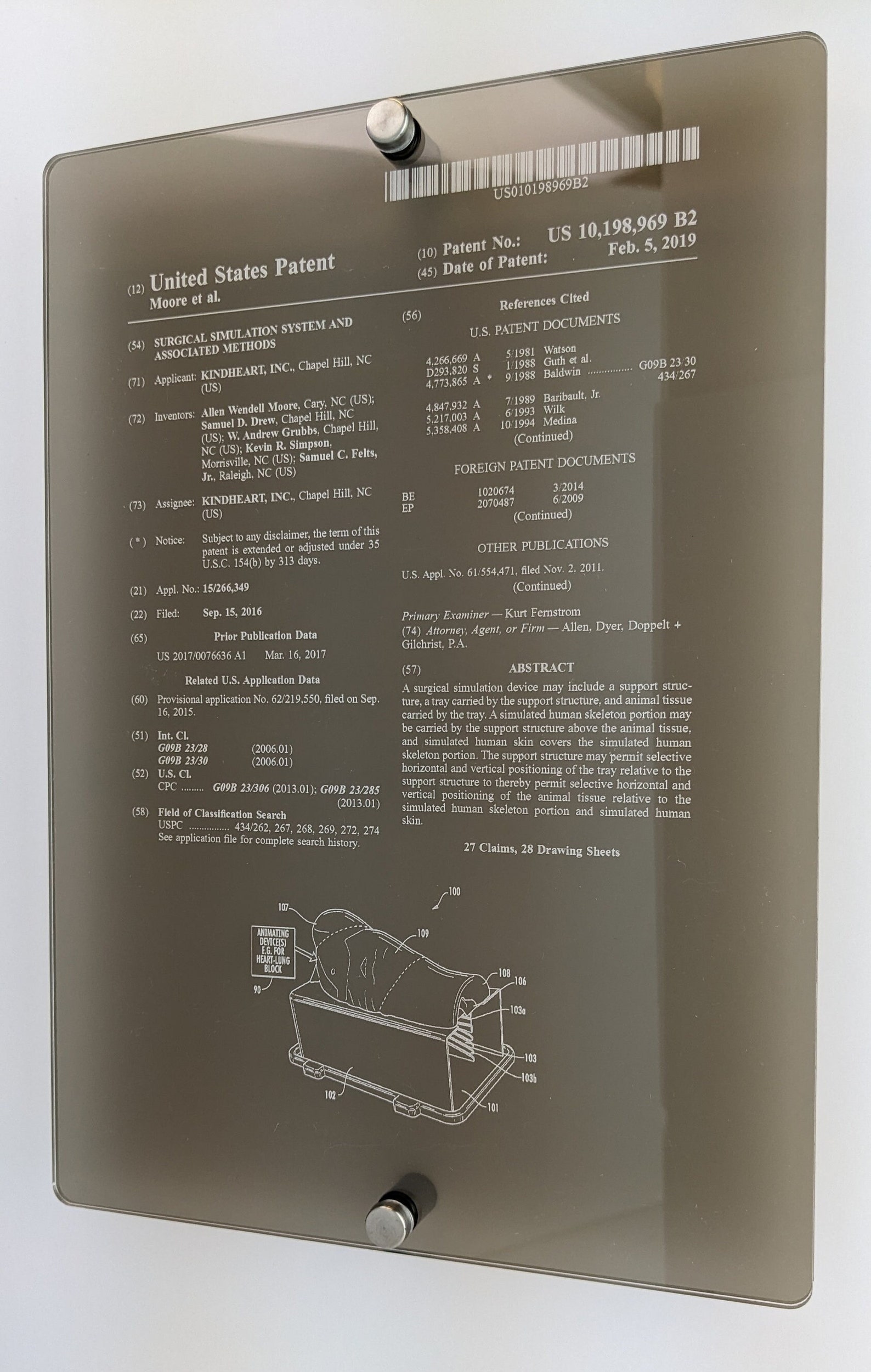 SMOKE Custom Personalized Acrylic Patent Plaque - Etsy