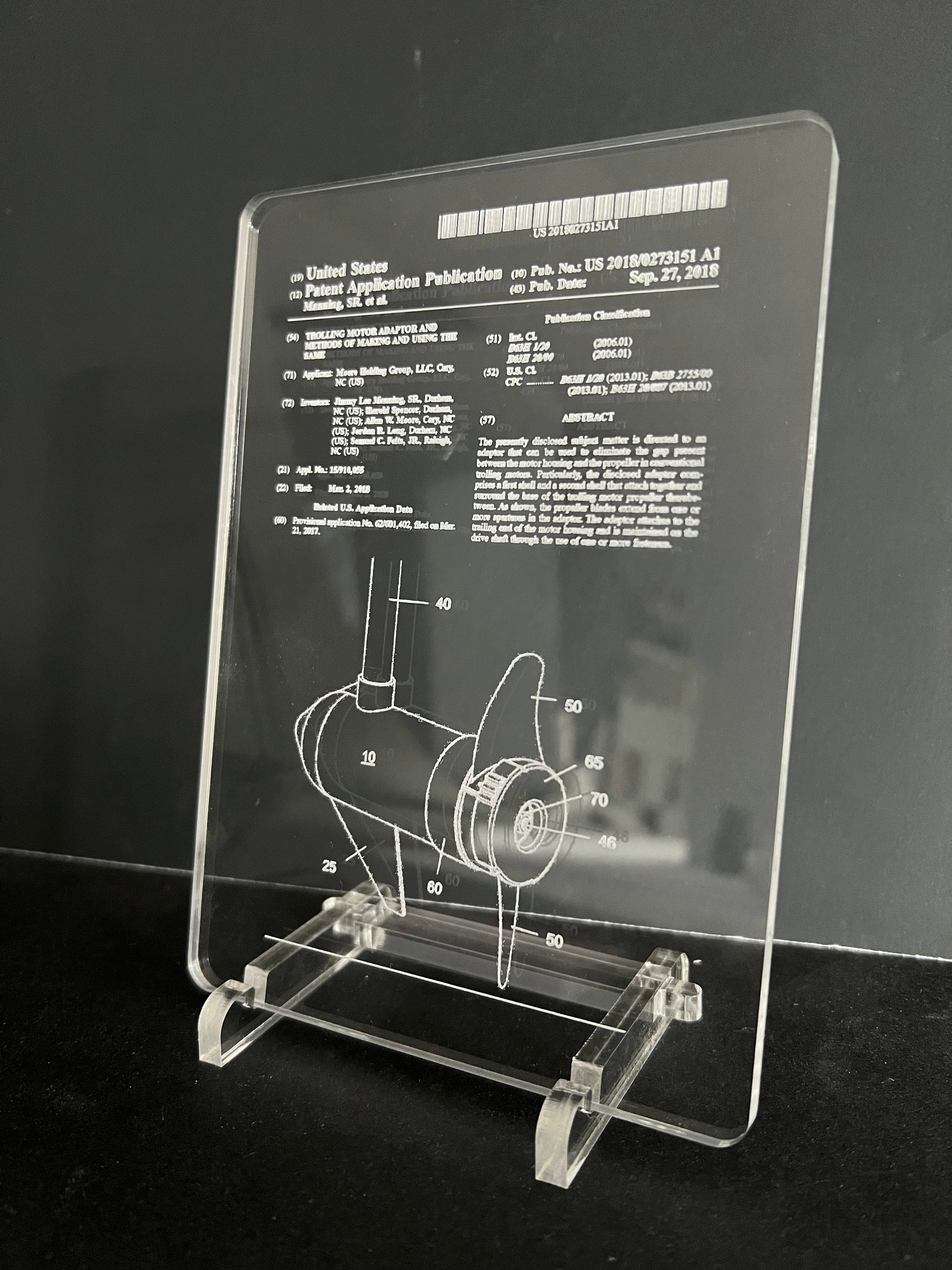 MINI Custom Personalized Acrylic Patent Plaque - Etsy