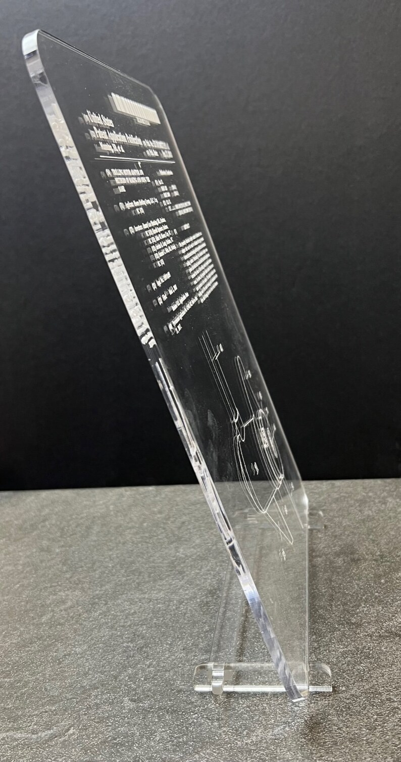 Custom Personalized Acrylic Patent Plaque - Etsy
