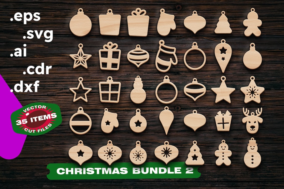 Christmas Svg Toy Bundle Laser Cut Files Woodworking Plans Christmas ...