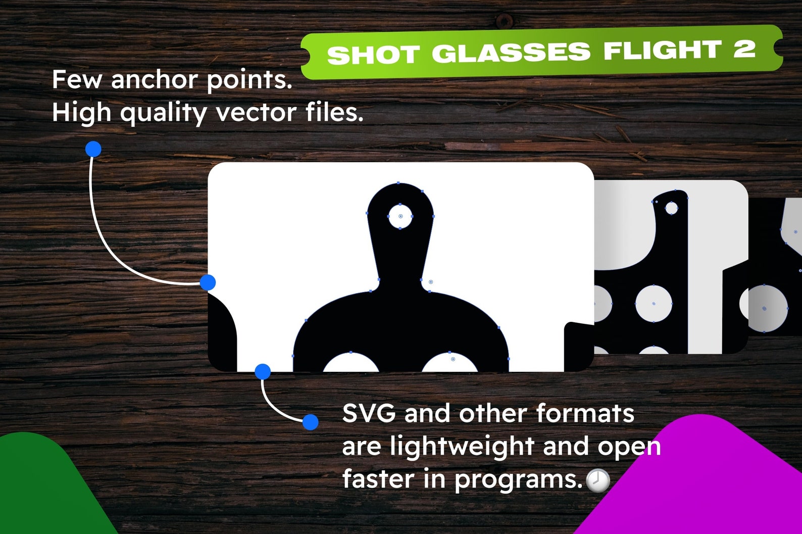 Shot Glass Flight Laser Cut Files, Charcuterie Board Templates (SVG DXF ...