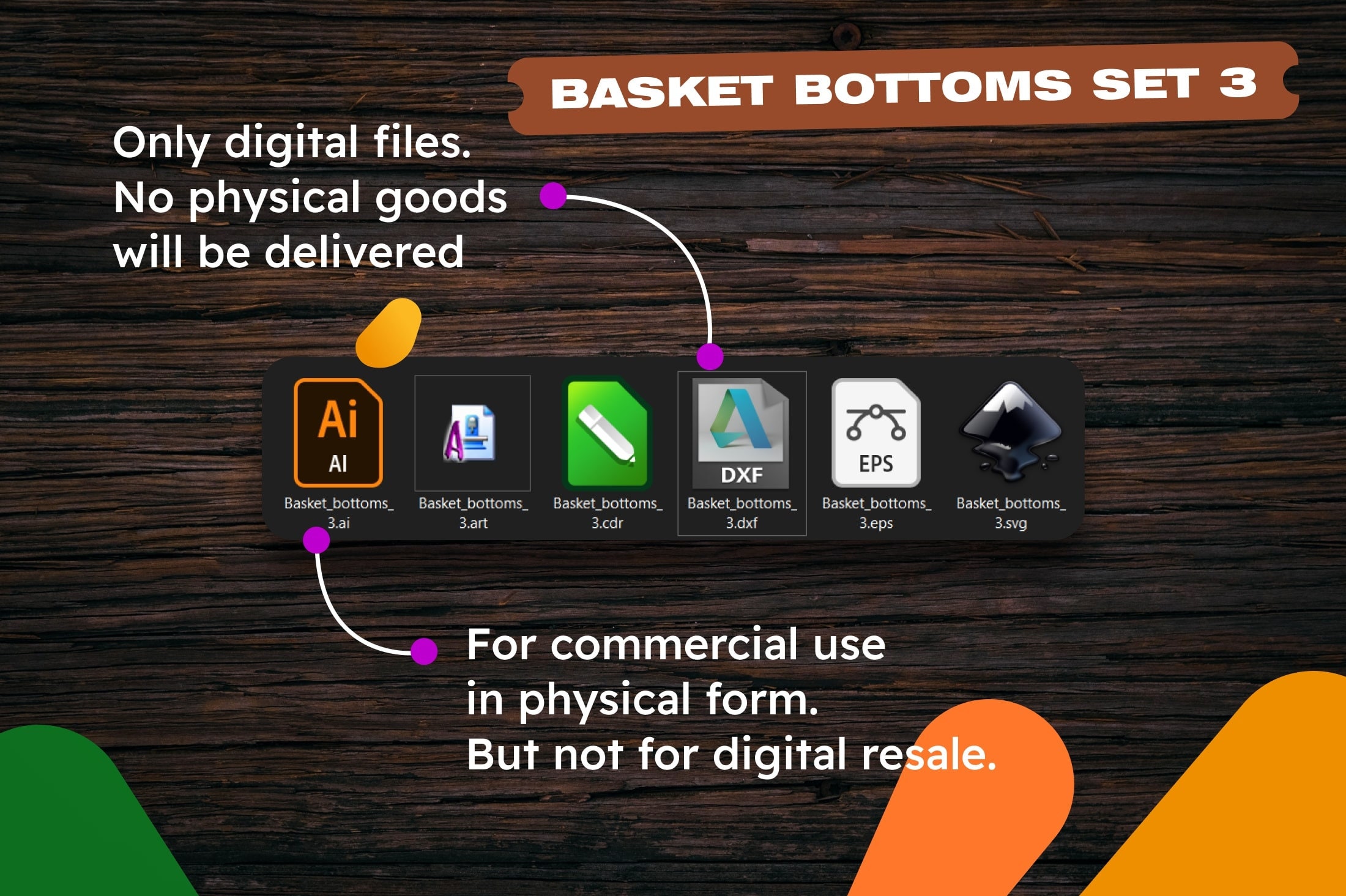 Basket Bottom Set 3 SVG Wooden Basket Bottoms CNC Plywood Baby - Etsy