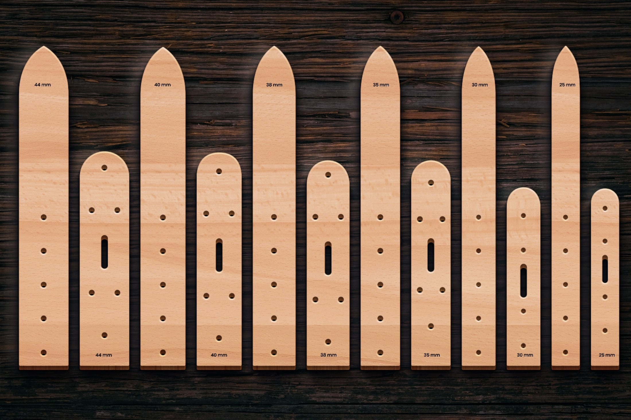 Belt Cutting Templates Patterns for Leather Belts Ruler Svg - Etsy