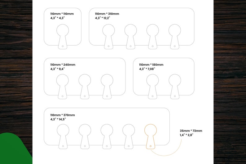 Key Holder Svg Key Holder for Wall Keychain Charm Svg Cut File - Etsy