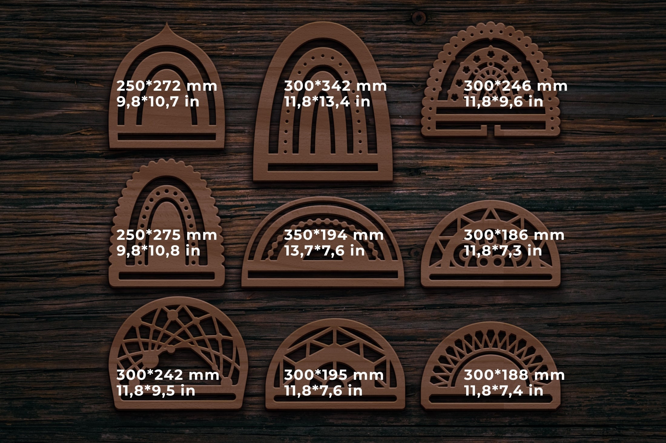 Rainbow Svg Lazer Cut for Glowforge Base Cut Out Macrame Base - Etsy