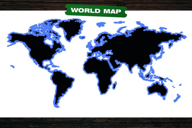 World Map SVG Cnc Router Files Wood World Map Laser Cut Files - Etsy