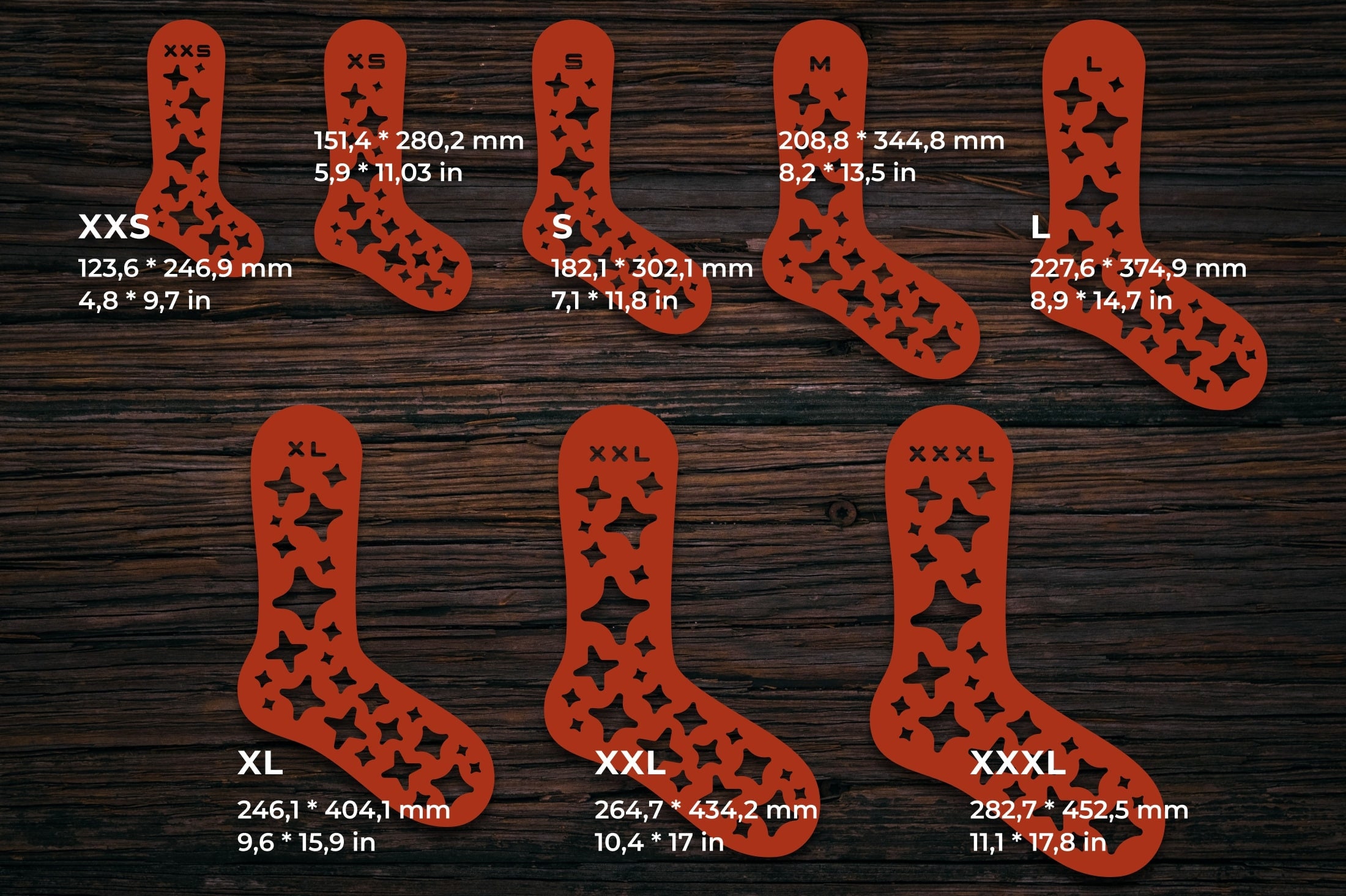 Sock Blocker Svg Laser Cut Files Dxf Files for Cnc Files for - Etsy UK