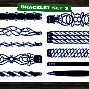 Bracelets Leather SVG Cuff Bracelet Template Blank Bracelets Laser Cut ...