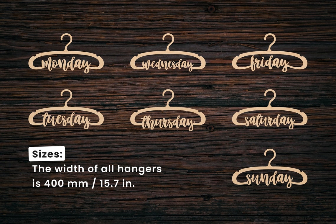 Wedding Hangers Svg Set of Hangers Svg Wood Hangers Dxf Laser - Etsy
