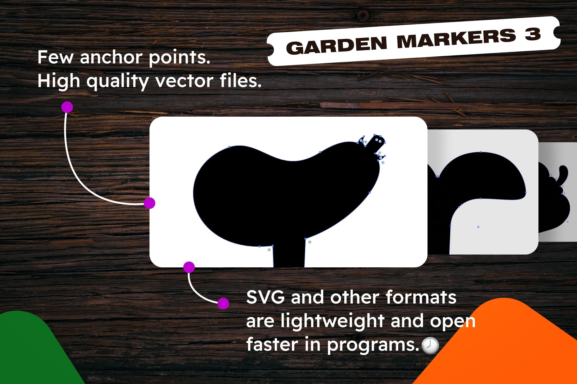 Vegetable Garden Markers Set Svg Laser Cut Files Vegetable - Etsy