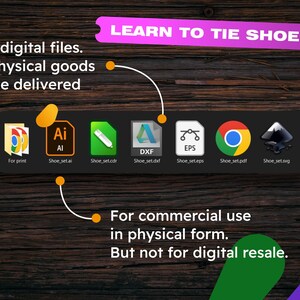 6 Lacing Shoe Toy SVG Learn to Tie Shoe Laces Laser Cut Files Glowforge ...