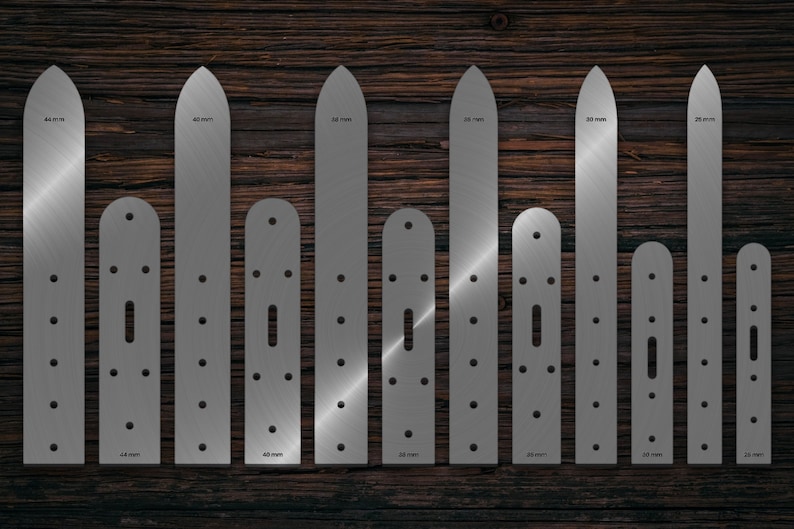 Belt Cutting Templates Patterns for Leather Belts Ruler Svg - Etsy