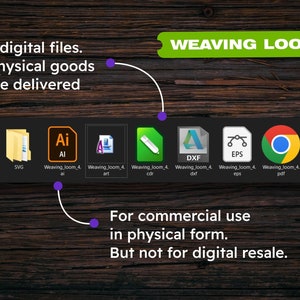 Weaving Loom Set SVG Bundle, Laser Cut Files (digital Download) - Etsy