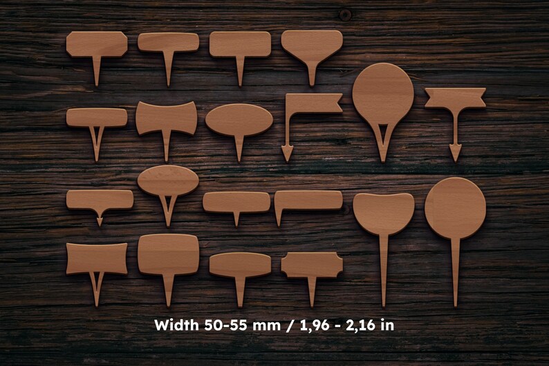 Cheese Markers 1 Set Svg Laser Cut Files Cheese Board Labels - Etsy