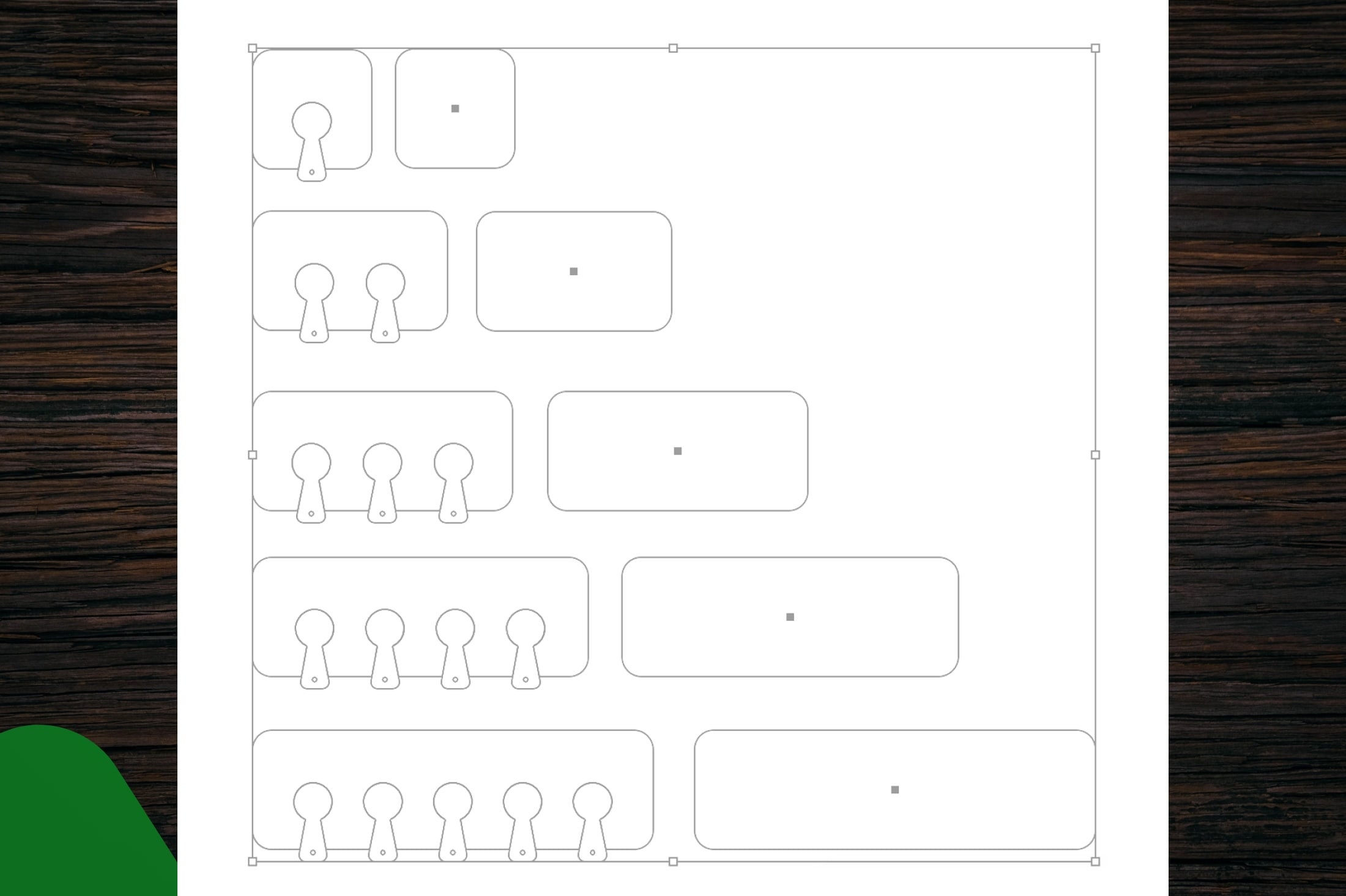 Key Holder Svg Key Holder for Wall Keychain Charm Svg Cut File - Etsy