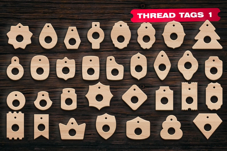Thread Tag Svg Set 1 Embroidery Floss Sorter Floss Holder - Etsy