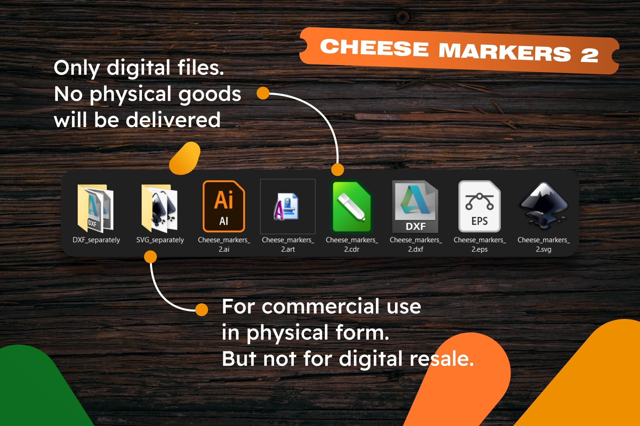 Cheese Markers 2 Set Svg Laser Cut Files Cheese Board Labels - Etsy ...
