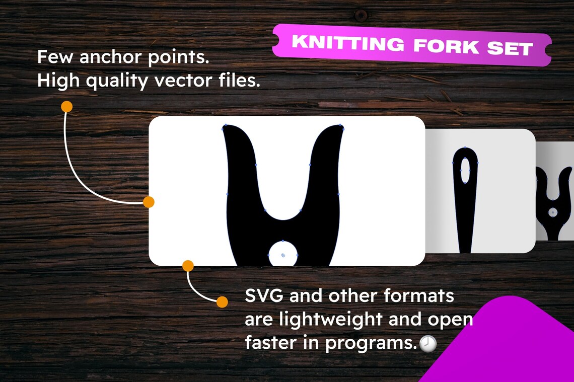 Knitting Fork SVG Laser Cut Files, Lucet Template (digital Download) - Etsy