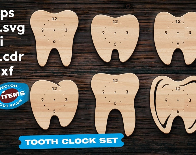 Dental Office Design Tooth Shaped Clock Resin Art Gift for Dentist ...