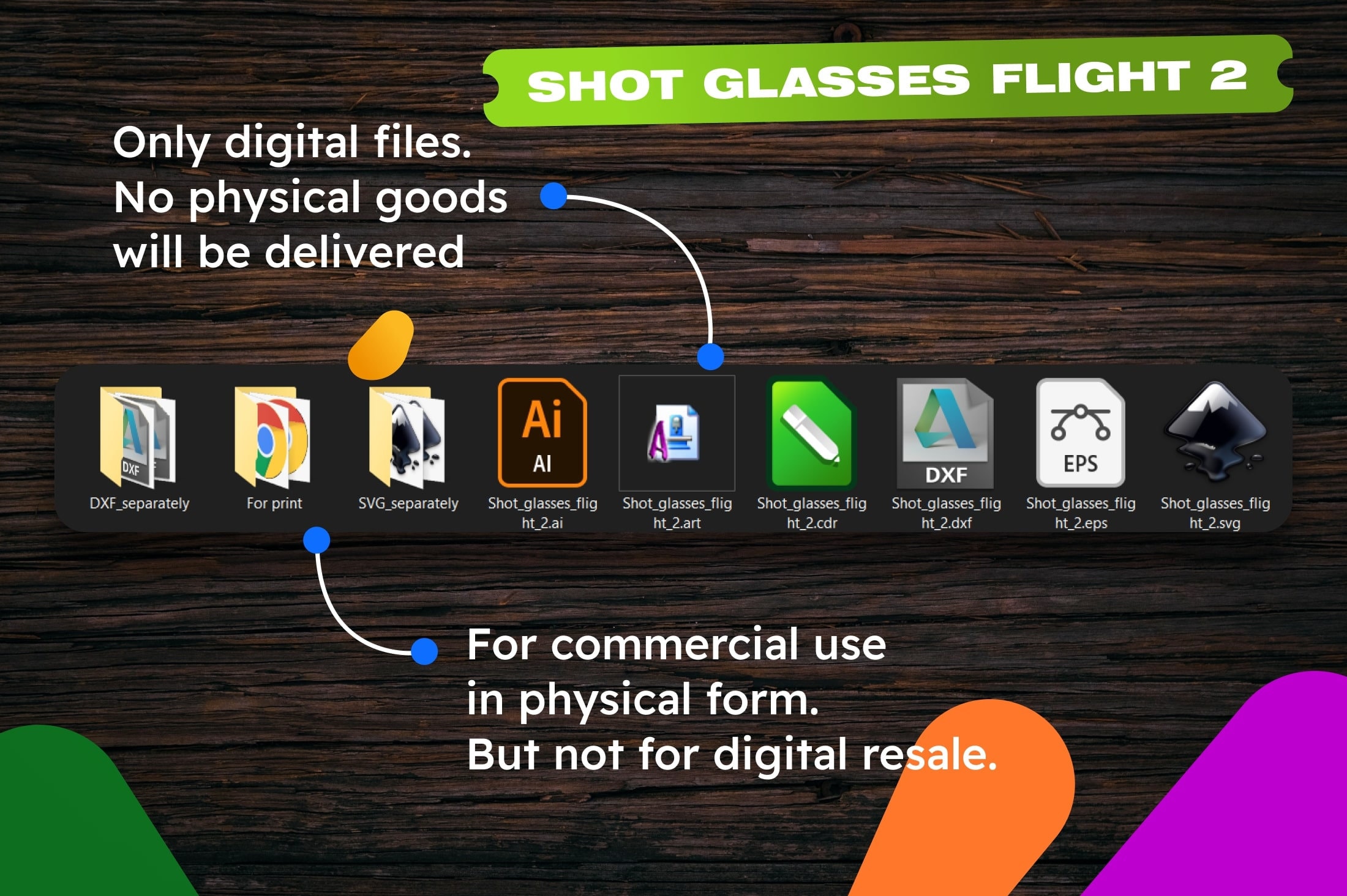 Shot Glass Flight Laser Cut Files, Charcuterie Board Templates (SVG DXF ...