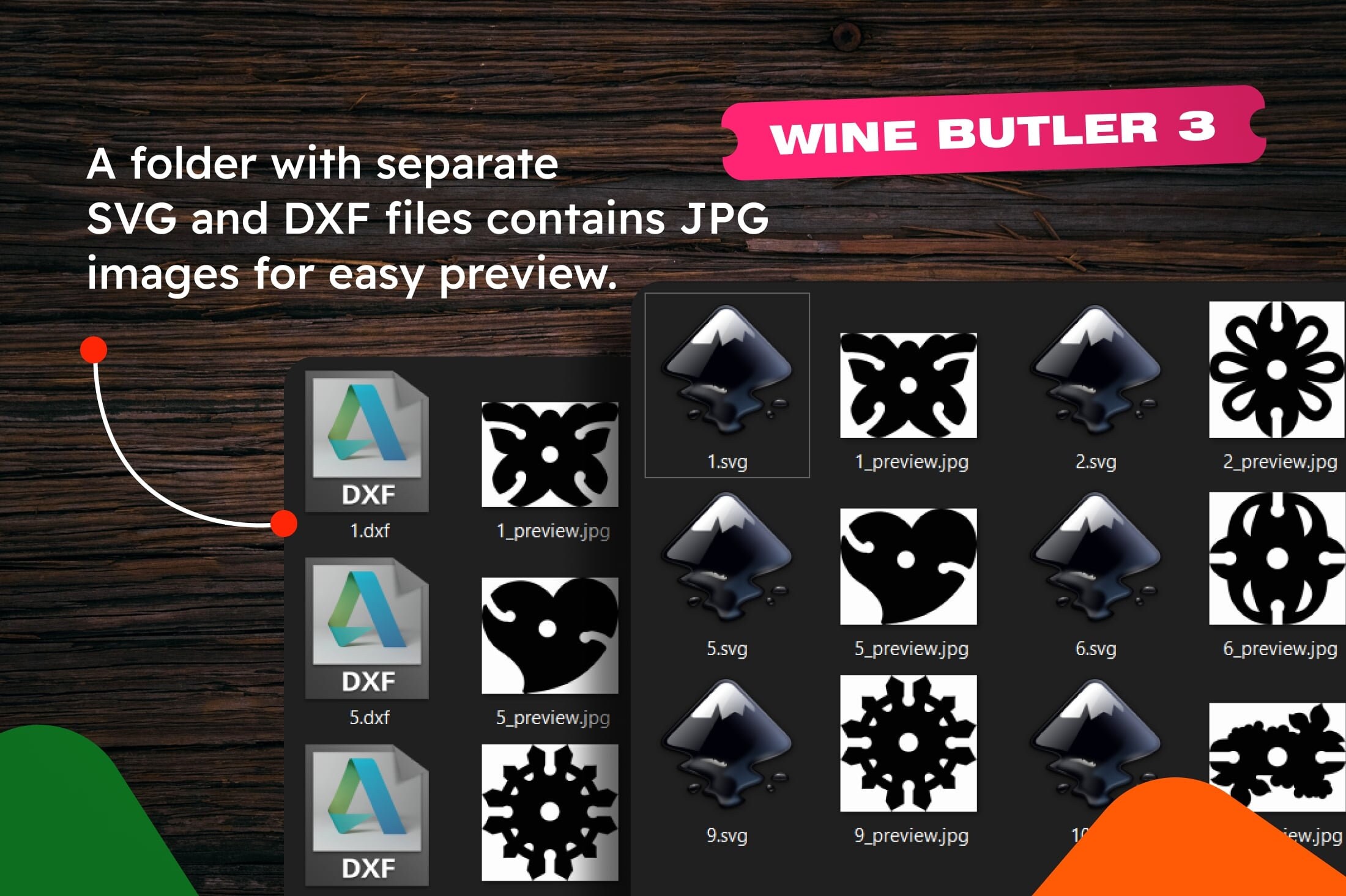Wine Butler SVG Set, Laser Cut Files (digital Download) - Etsy
