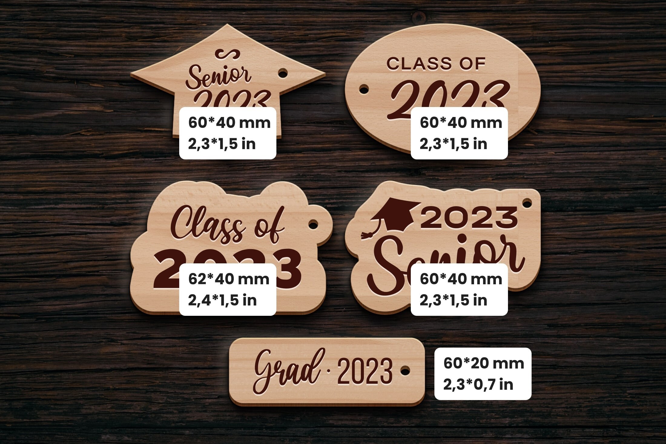 Senior Keychain Svg 2023 Senior Graduate Keychain Wristlet - Etsy