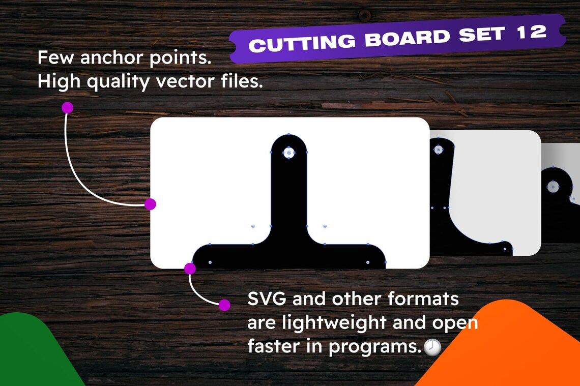 Pizza Peel Svg Cuting Board Set Svg 12 Dxf Laser Cut Files Dxf - Etsy
