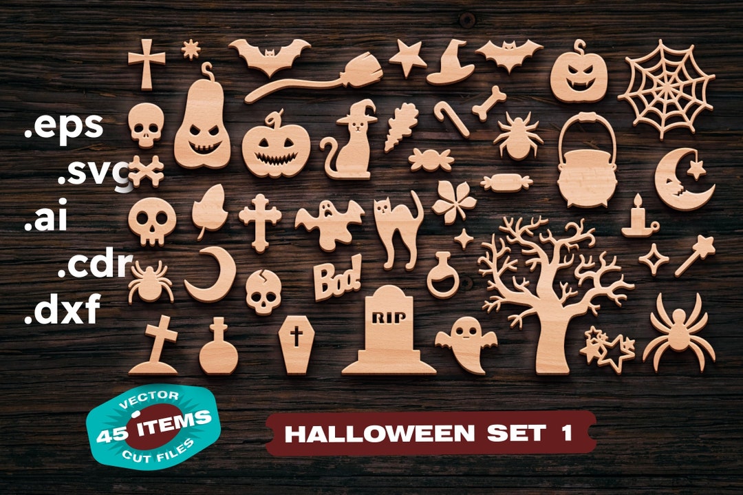Halloween SVG Bundle Files for Cricut Halloween Svg Cut File Laser Cut ...