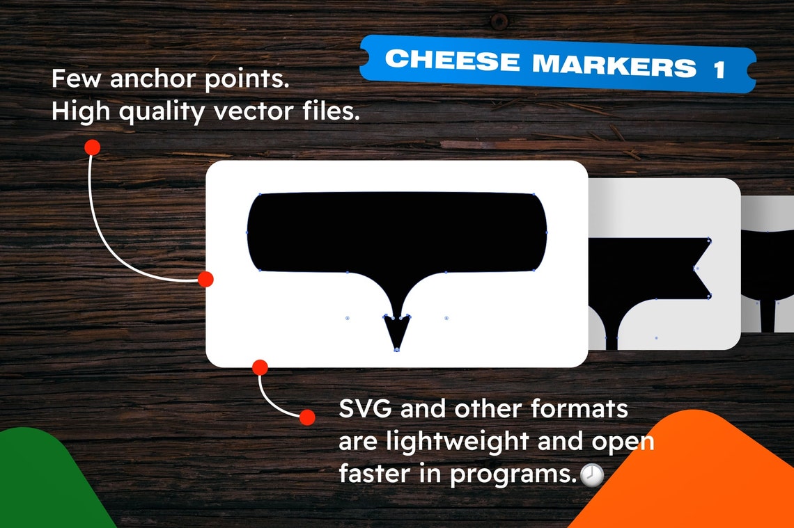Cheese Markers 1 Set Svg Laser Cut Files Cheese Board Labels - Etsy
