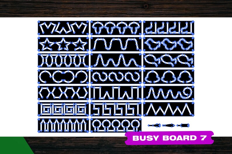 Busy Board Elements Laser Cut Files, CNC, Glowforge (SVG, DXF) - Etsy