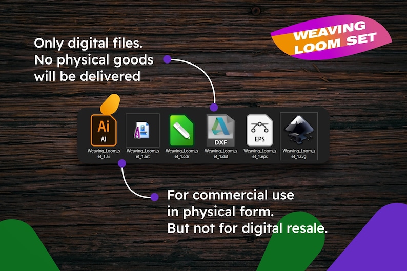 Weaving Loom Set 1 SVG Laser Cut Files (digital Download) - Etsy