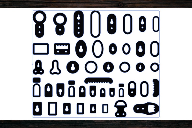 Hook Set SVG | Laser Cut Files, CNC Template (digital Download) - Etsy