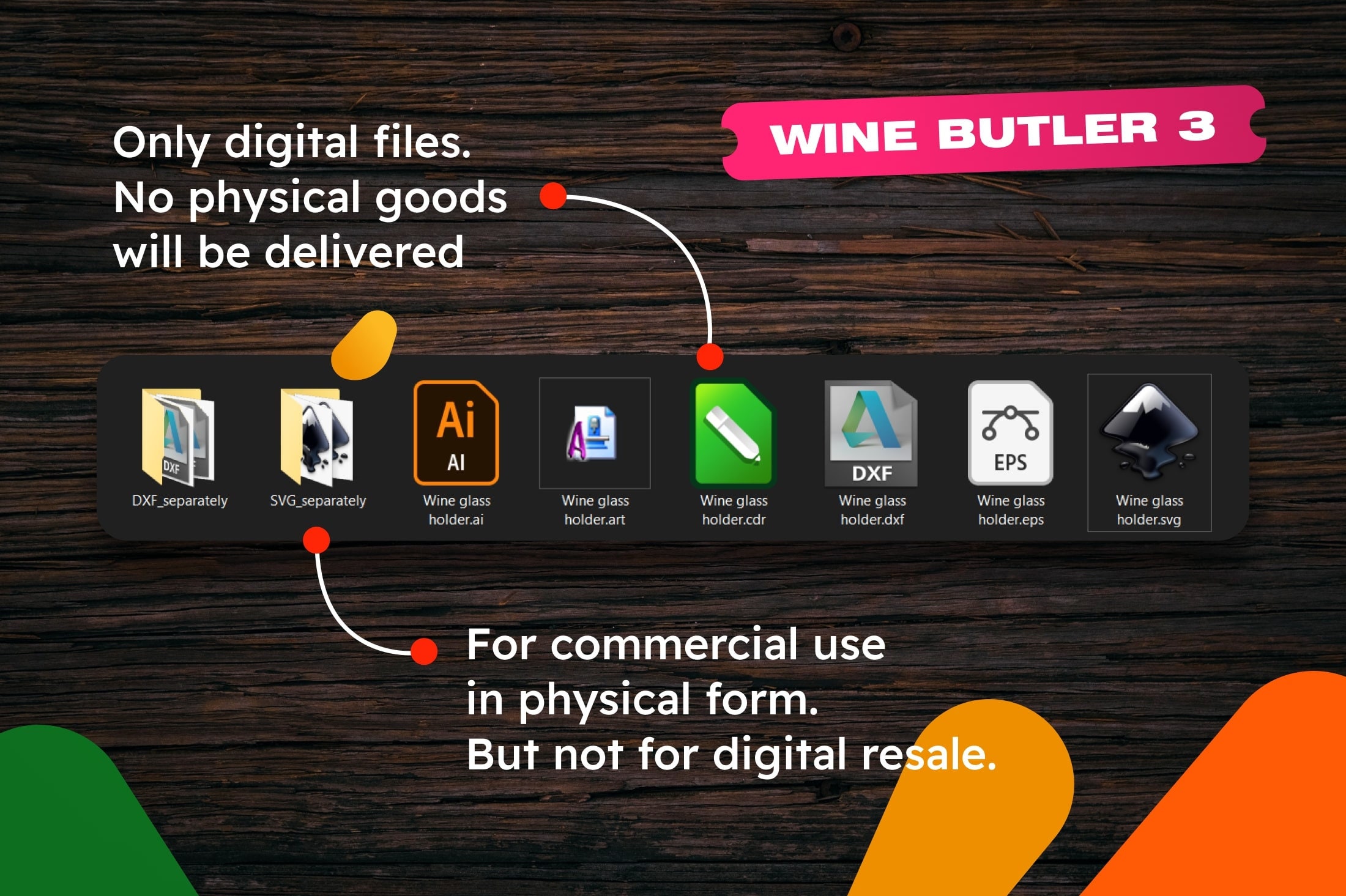Wine Butler SVG Set, Laser Cut Files (digital Download) - Etsy