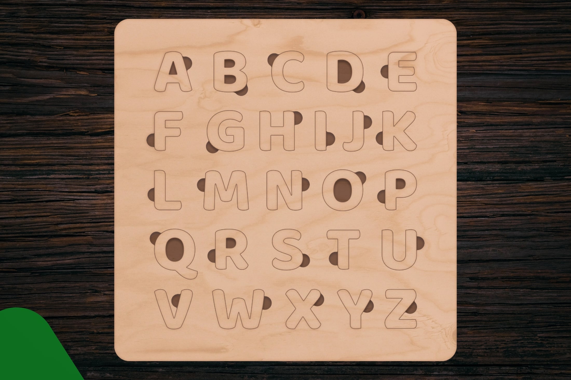 Alphabet Puzzle Svg for Child Puzzle Svg Lazer Cut for - Etsy