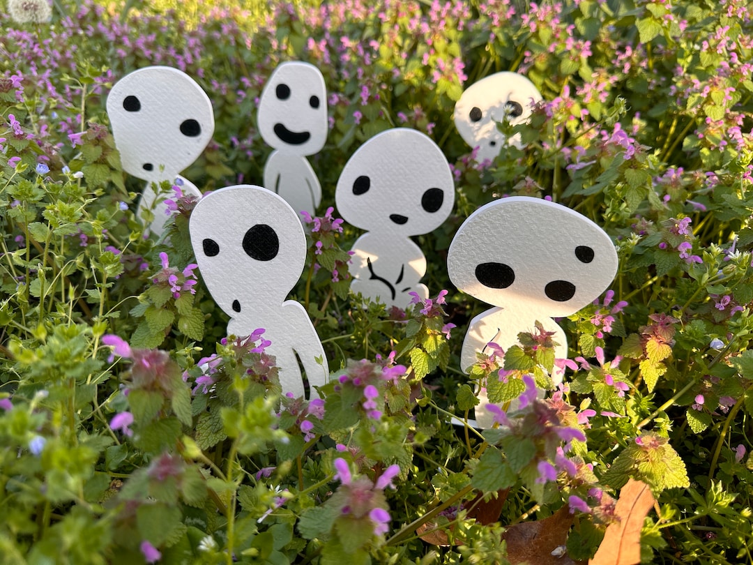 Kodama Garden Stake, Vegetable Garden, Flower Garden, Food Safe, Forest ...