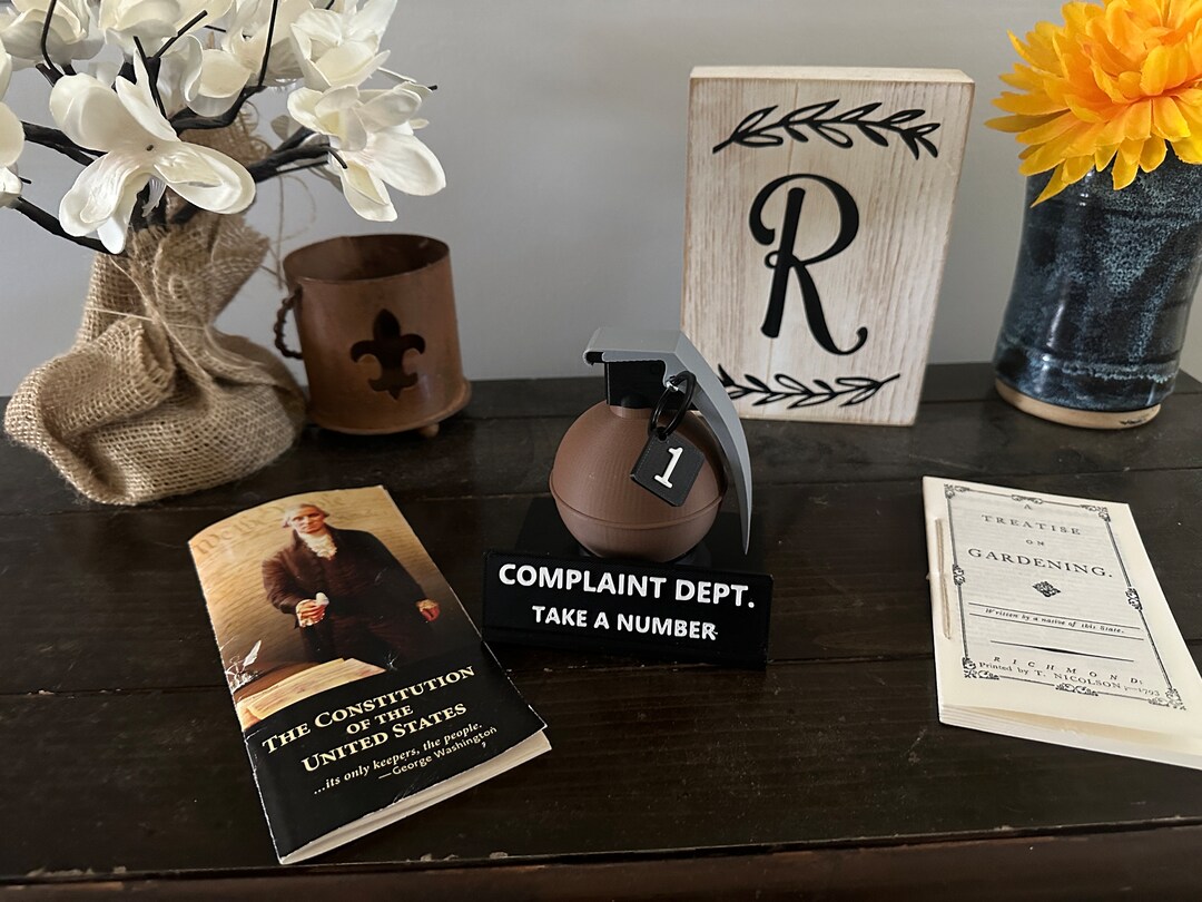 Complaint Grenade // Office Decoration // Military Gag Gift - Etsy