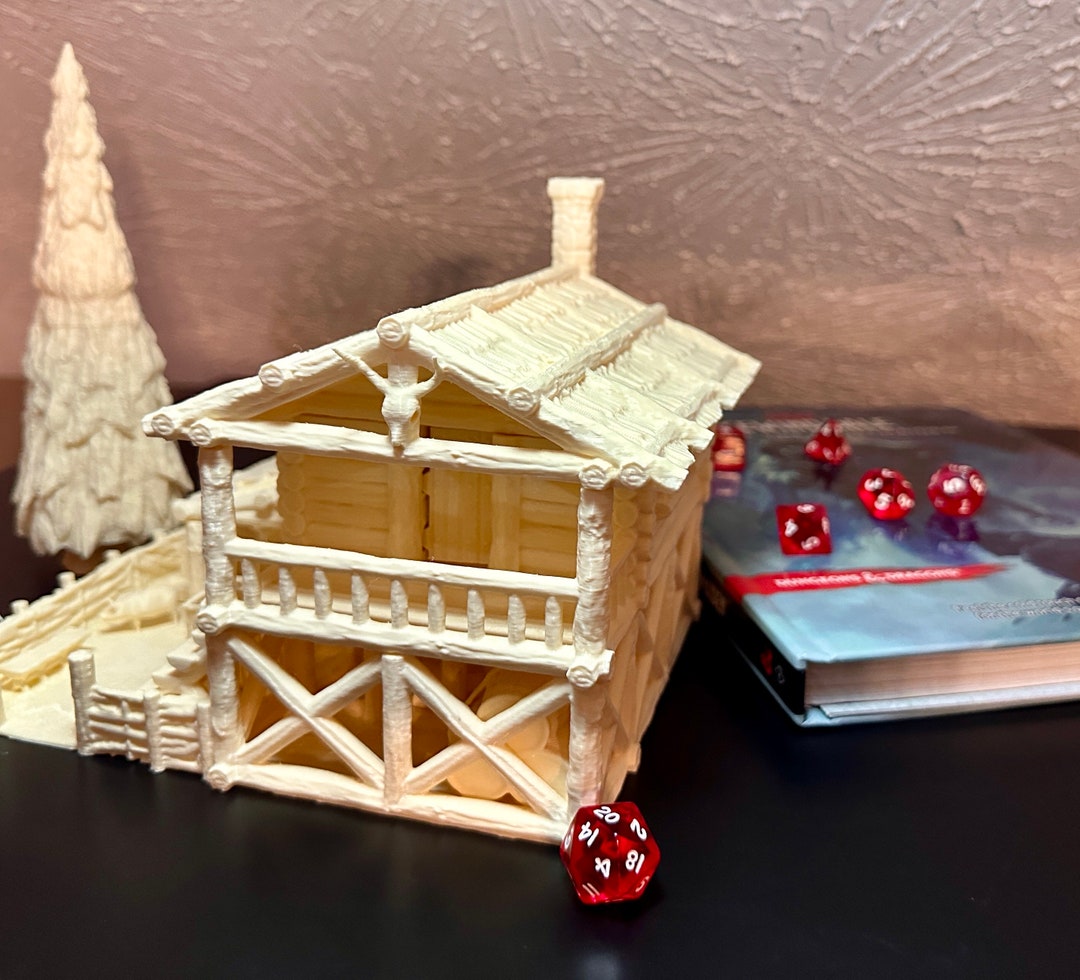 Dnd Building, Smuggler’s Forest Cabin, (dnd, Pathfinder, Warhammer) - Etsy