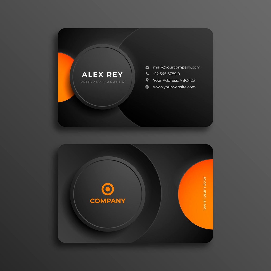 Elegant Prestige Luxury Business Card Template (Instant Download) - Etsy