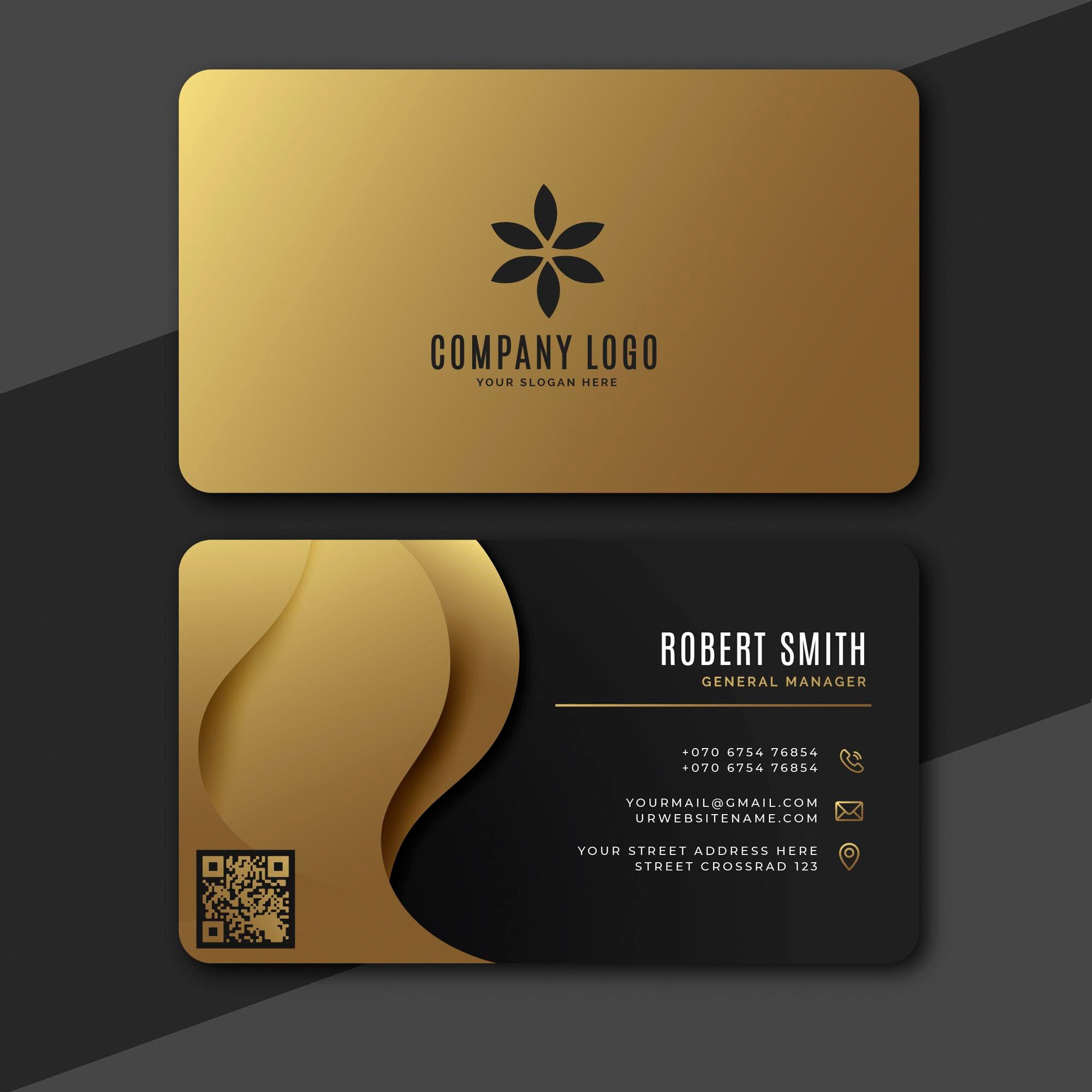 Elegant Prestige Luxury Business Card Template Customizable Digital ...