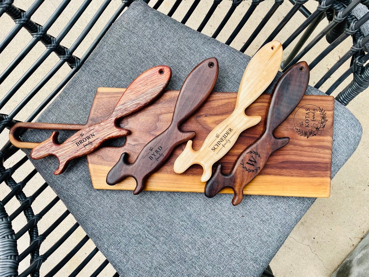OVEN BUDDY Wooden Squirrel Oven Rack Push Pull and Bottle Opener FREE Engraving and Shipping - Etsy