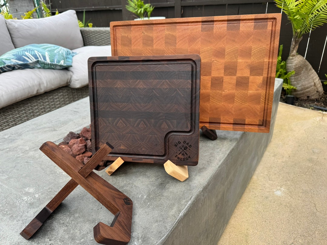 CUTTING BOARD STAND | Beautiful Modern Wood Chopping Board Display ...