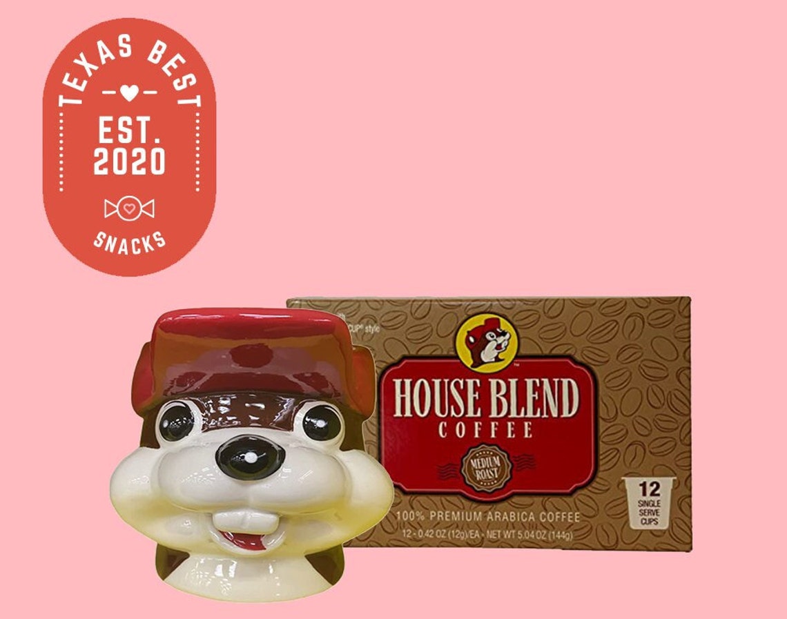 Buc-ee's Coffee Single Serve Cups 12ct and Mug, Coffee, Snacks, Treats ...