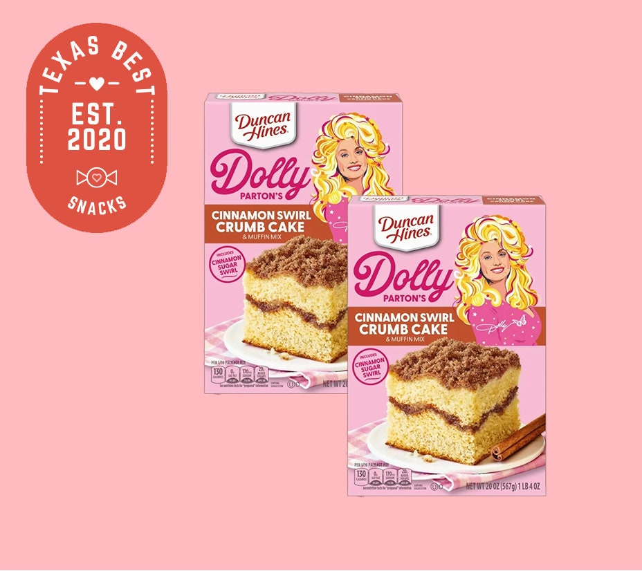 Dolly Parton Cinnamon Swirl Crumb Cake & Muffin Mix, Snacks, A Yummy ...