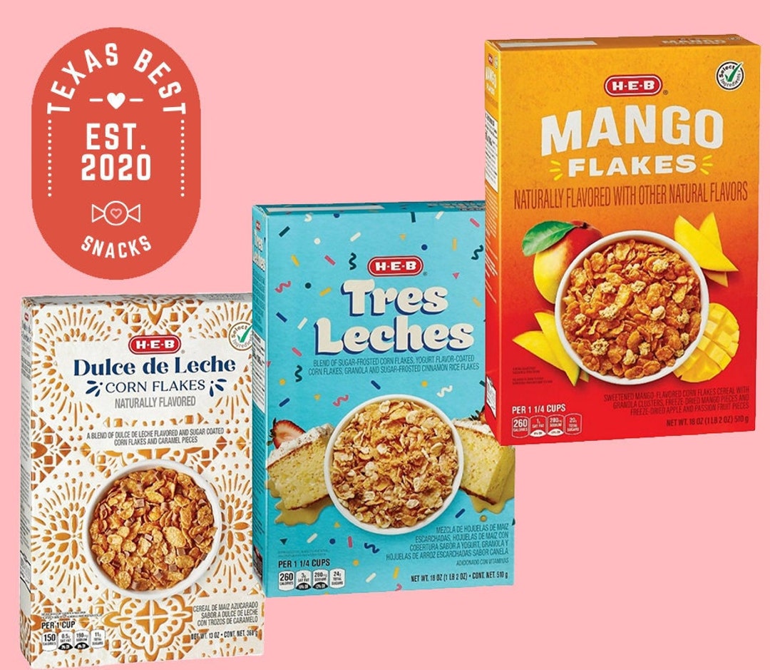 Flavorful Corn Flakes, 3 18oz Boxes, Includes Mango Corn Flakes, Dulce ...