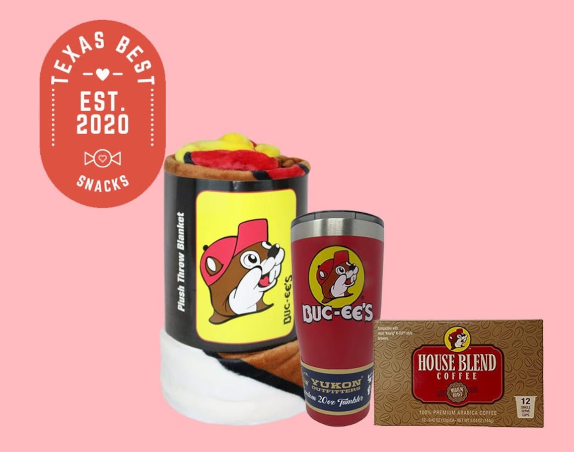 Buc-ee's Bundle up Gift Set, Buc-ee's Blanket, Buc-ee's 20oz Tumbler, 1 ...