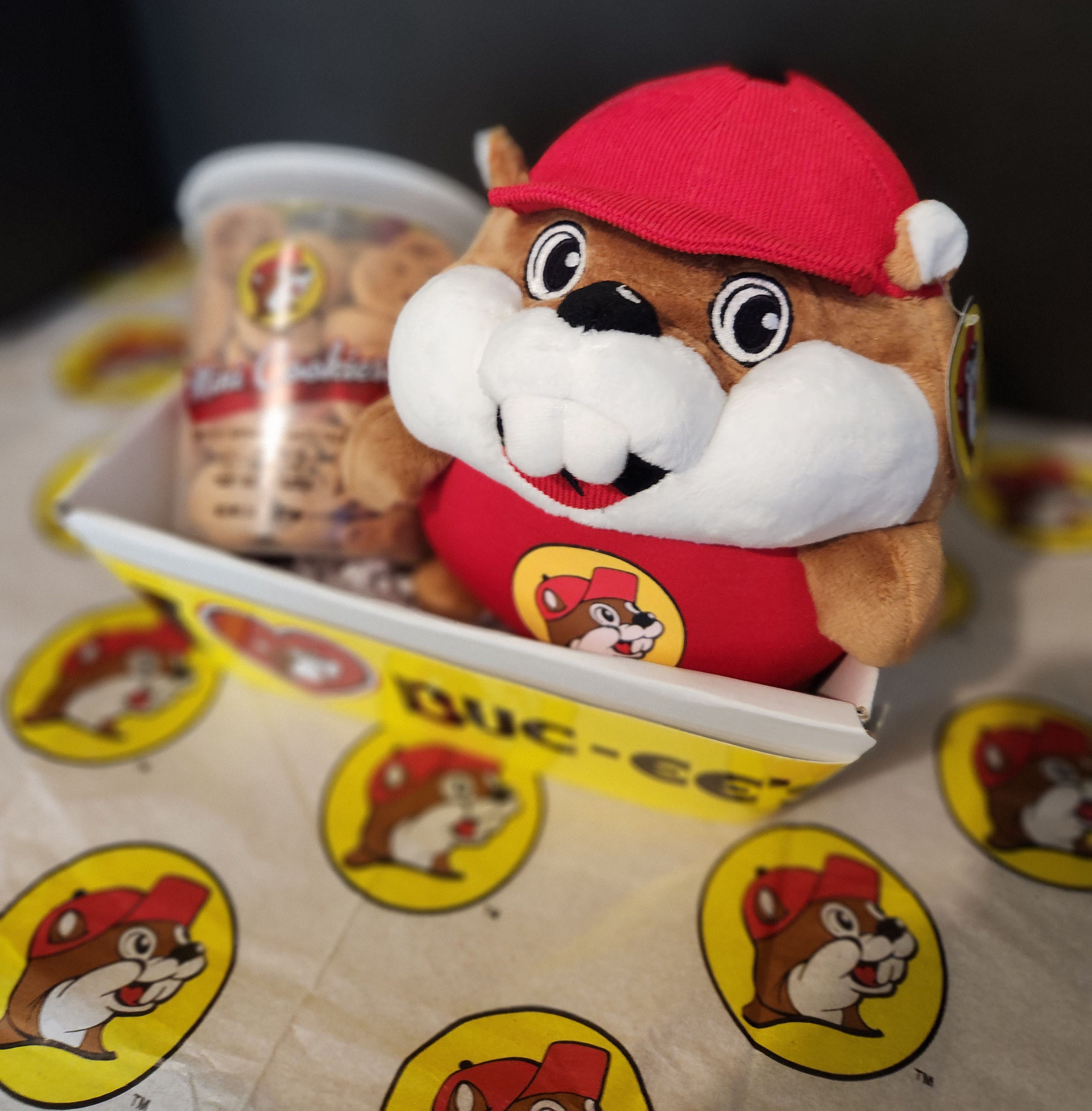 Buc-ee's Gift Set,1 Buc-ee's Stuffed Beaver, 1 Buc-ee's Cookie Bucket ...
